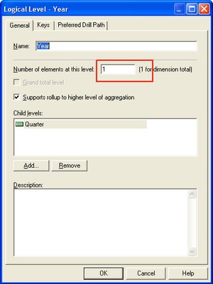 OBIEE - Configure Level Number of Elements in Dimensional Hierarchies | Obis | Datacadamia ...
