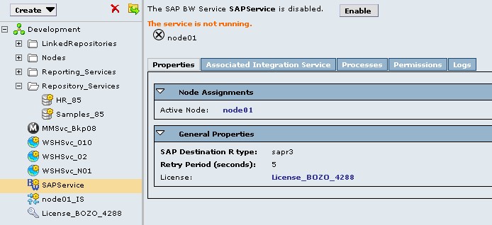 Powercenter - Sap BW service | Powercenter | Datacadamia - Data and Co