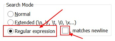 A step by step on how to replace a text in Notepad++ with regular ...